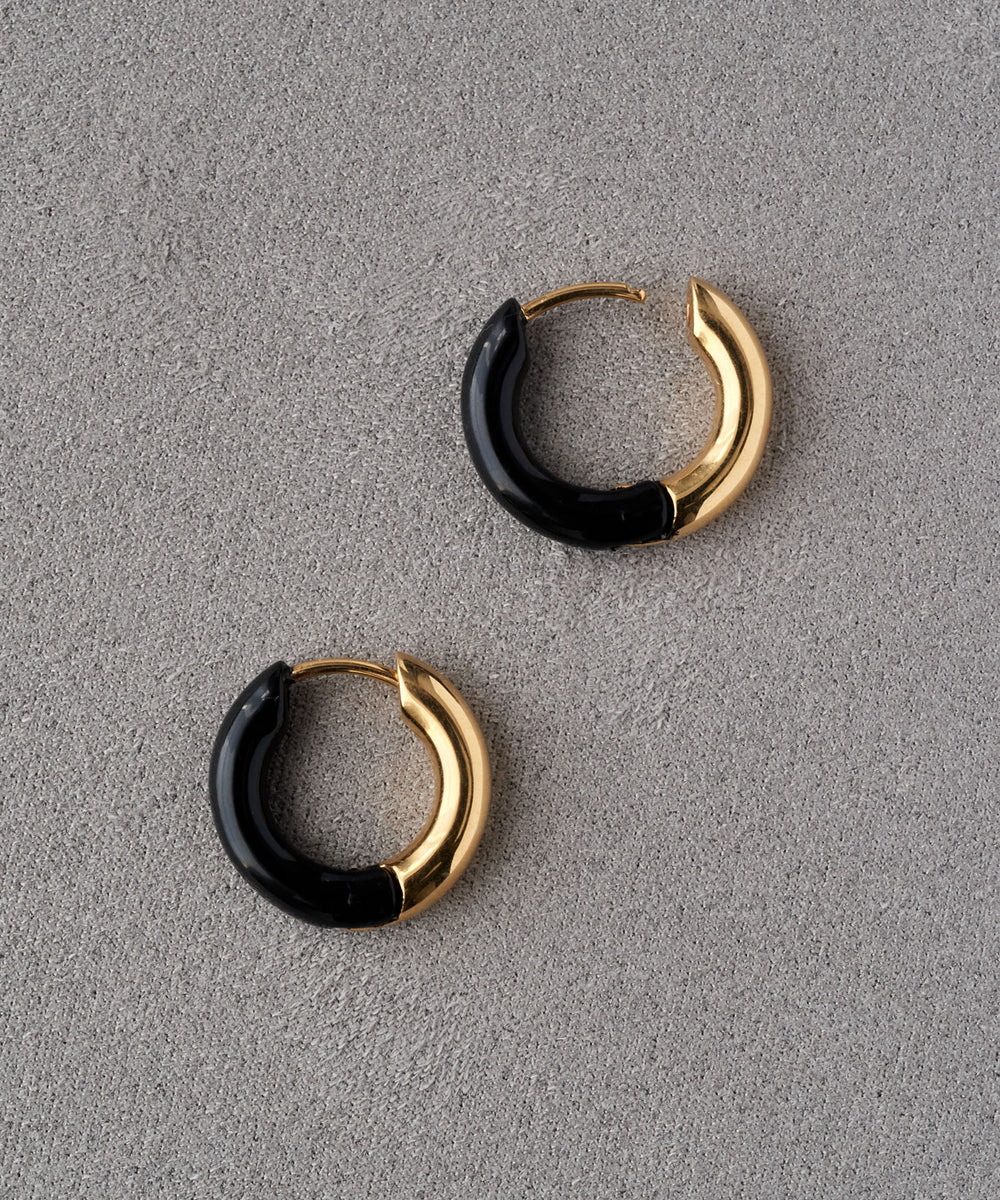 DIPPED TINY ALL ROUND HOOPS | R.ALAGAN Official Online Store